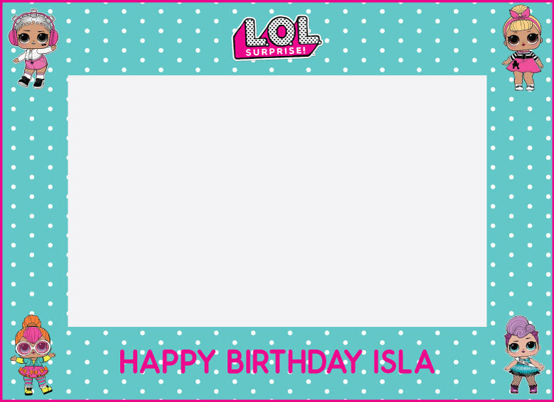 LOL Surprise InstaFrame- Selfie Frame or Instagram Photo Prop Frame ...