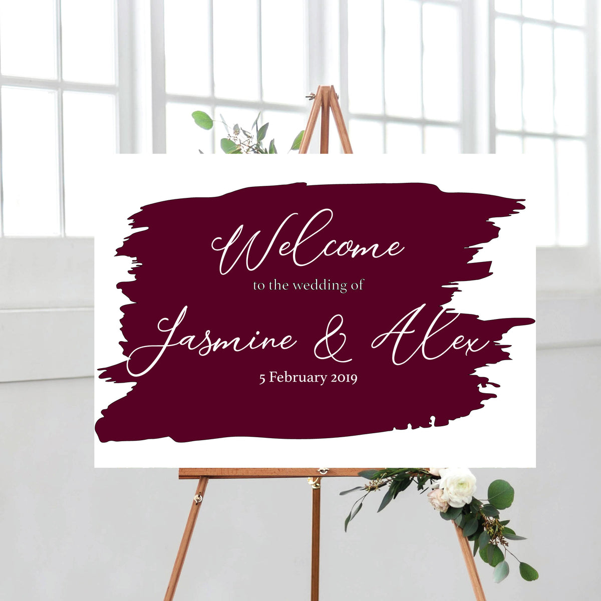 Brush Stroke Welcome Sign – InstaFrames NZ
