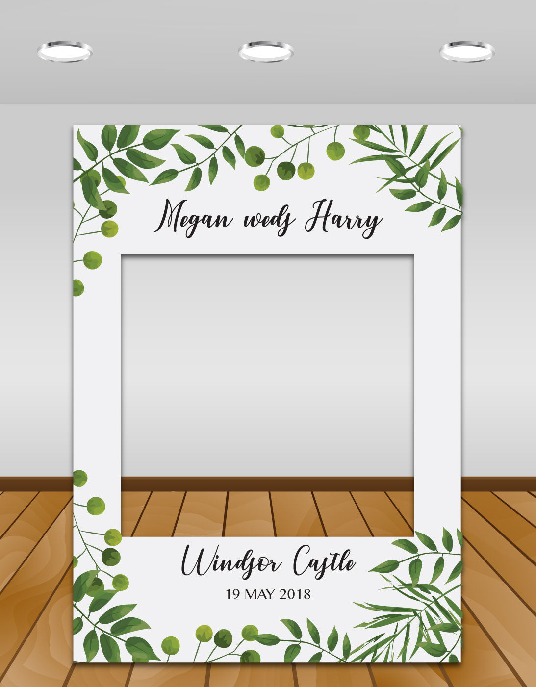 Garden Wedding InstaFrames- Selfie Frame or Instagram Photo Prop Frame ...
